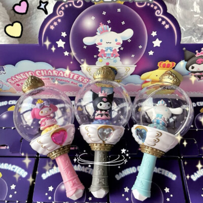 Cinnamoroll My Melody Pompompurin Kuromi Magic Fairy Wand Blind Box ...