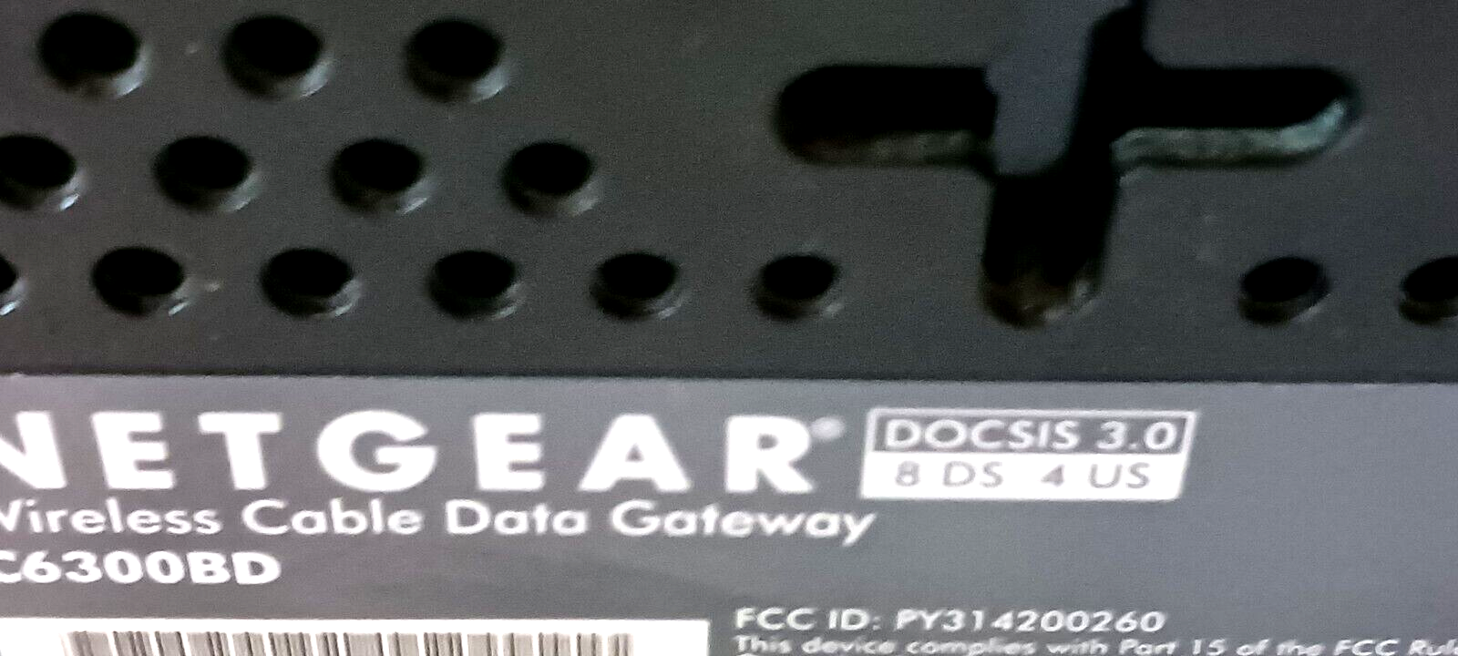 NETGEAR Cable modem AC 1900 WIFI Router C6300BD DOCSIS 3.0 Any Cable ...