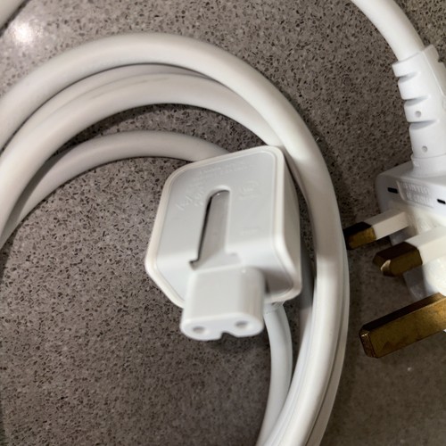 Genuine Apple Mac Volex Mains Power Extension Charger Lead Cable UK ...
