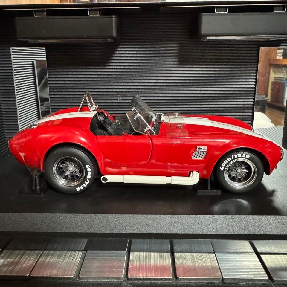 Kyosho 1/18 Shelby Cobra 427 S/C Racing Red Diecast Model Car Premium ...