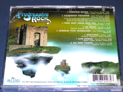 Progressive Rock Epics + Anthems 2 CD Set BRAND NEW Sealed OOP Prog 70s ...