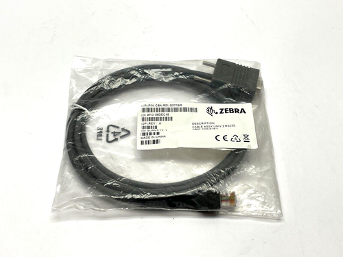Zebra Data Transfer Straight Rs232 Cable 7ft Cba-r01-s07pbr for Ls2208 ...