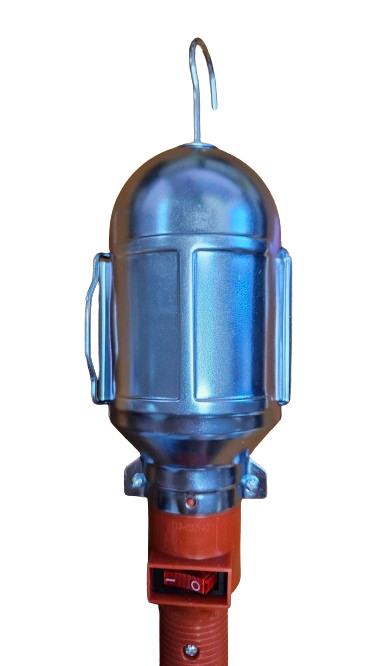 Inspection Lamp 240v Mains Light With Hanging Hook - 5m Lead - Camping ...