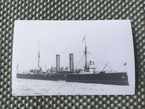 HMS Tribune - 1891 Cruiser - British Royal Navy Ship - Photograph ...