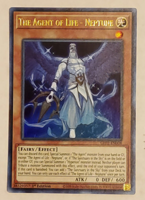 Yu-Gi-Oh The Agent of Life - Neptune Ultra Rare 1st Edition GFP2-EN008 ...