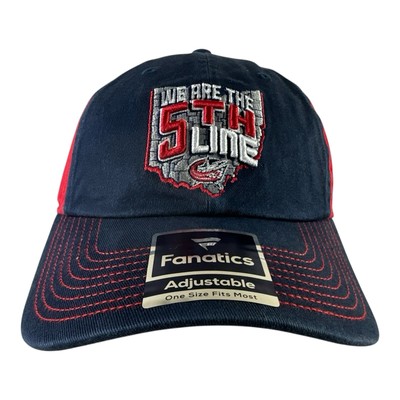 Fanatics Columbus Blue Jackets “We Are The 5TH Line” Dad Cap Strapback ...