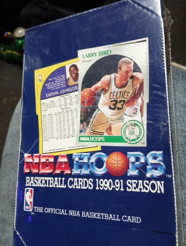 1990-91 NBA Hoops Basketball Series 1 Factory Sealed Box M.Jackson ...