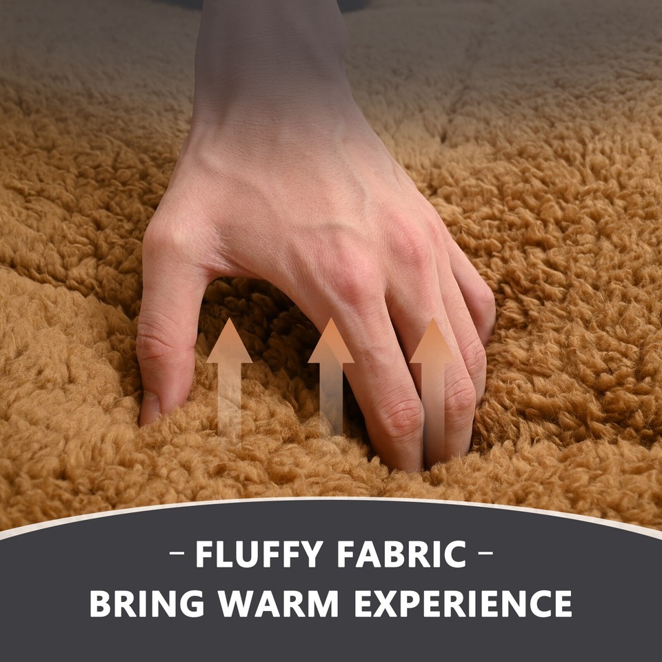 Japanese Floor Mattress Futon Mat, Sherpa Winter Fleece Mattress For ...