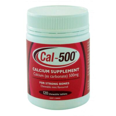 CAL-500 CHEWABLE TABLETS 120 TAB CHEW TABLET 500MG MINT | eBay