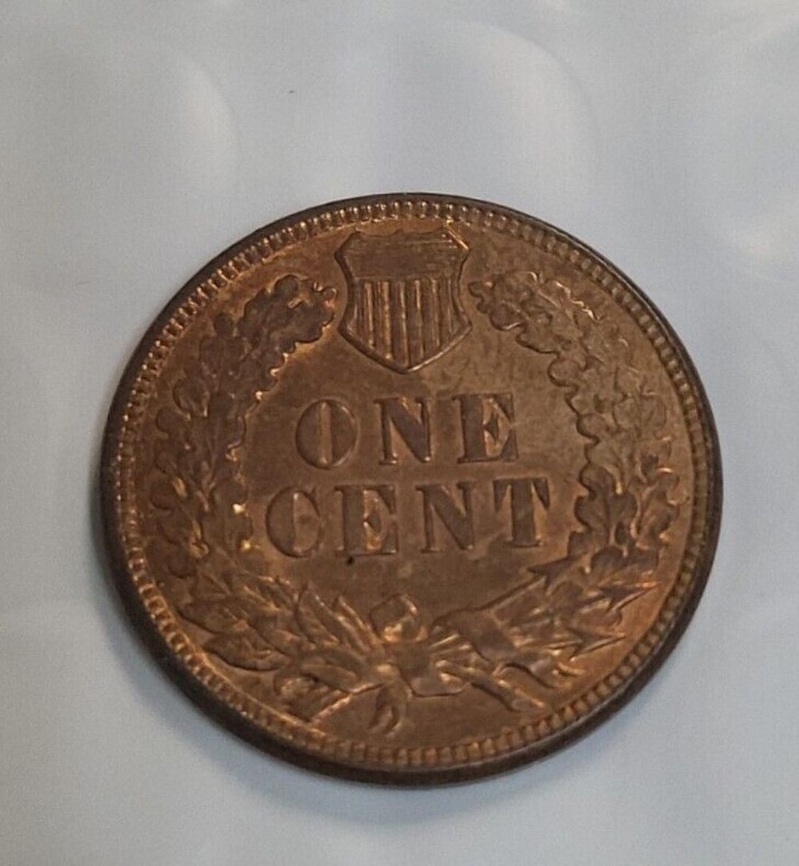 1892 Indian Head Cent Penny Red / Brown MS B837 | eBay