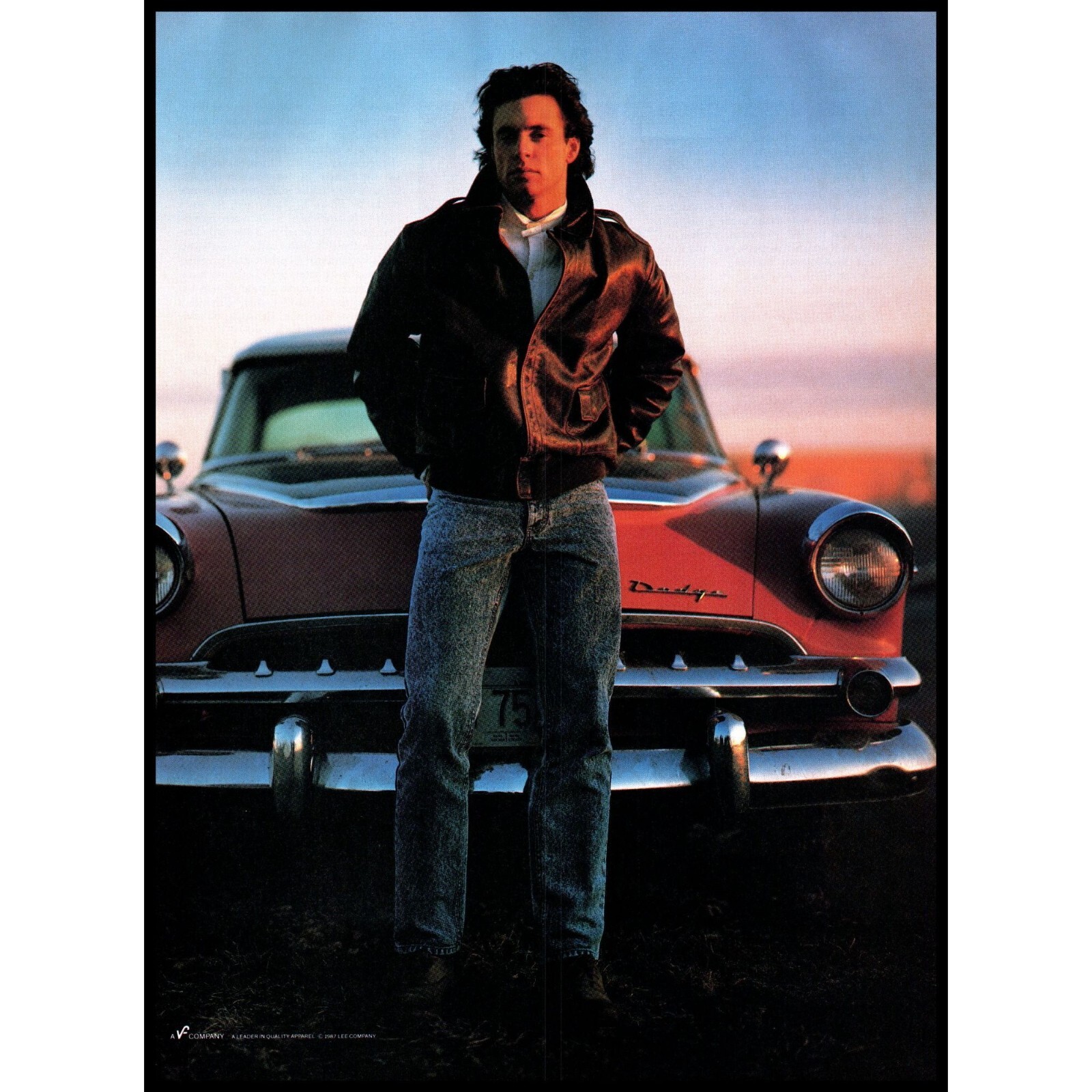 1987 Lee Frosted Riders Stone Washed Jeans 2 Page Vintage Print Ad 80s ...
