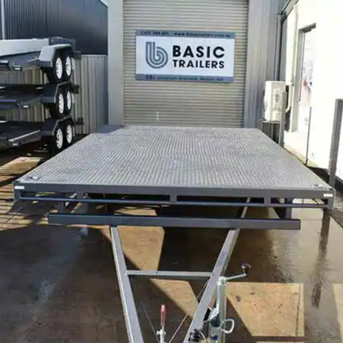 Basic Trailers 20X8 Flat Top Beaver-tail Car Trailer - 100% AUSSIE MADE ...
