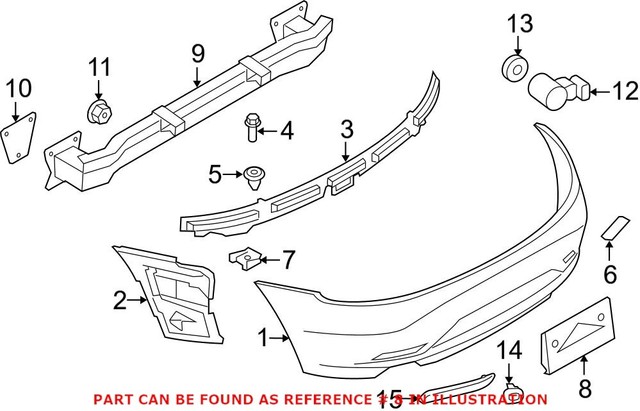Genuine OEM License Plate Bracket for BMW 51117192051 for sale online ...