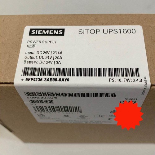 1PC New Siemens SITOP UPS1600 6EP4136-3AB00-0AY0 Power Supply FREE SHIP ...