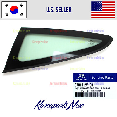 Rear Quarter Panel Window Glass Left DRIVER 878102V000 for Veloster ...