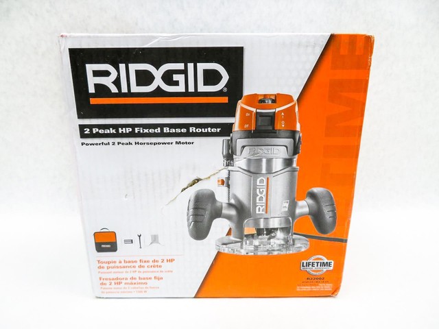 Ridgid R22002 11 Amp Corded Base Router for sale online | eBay