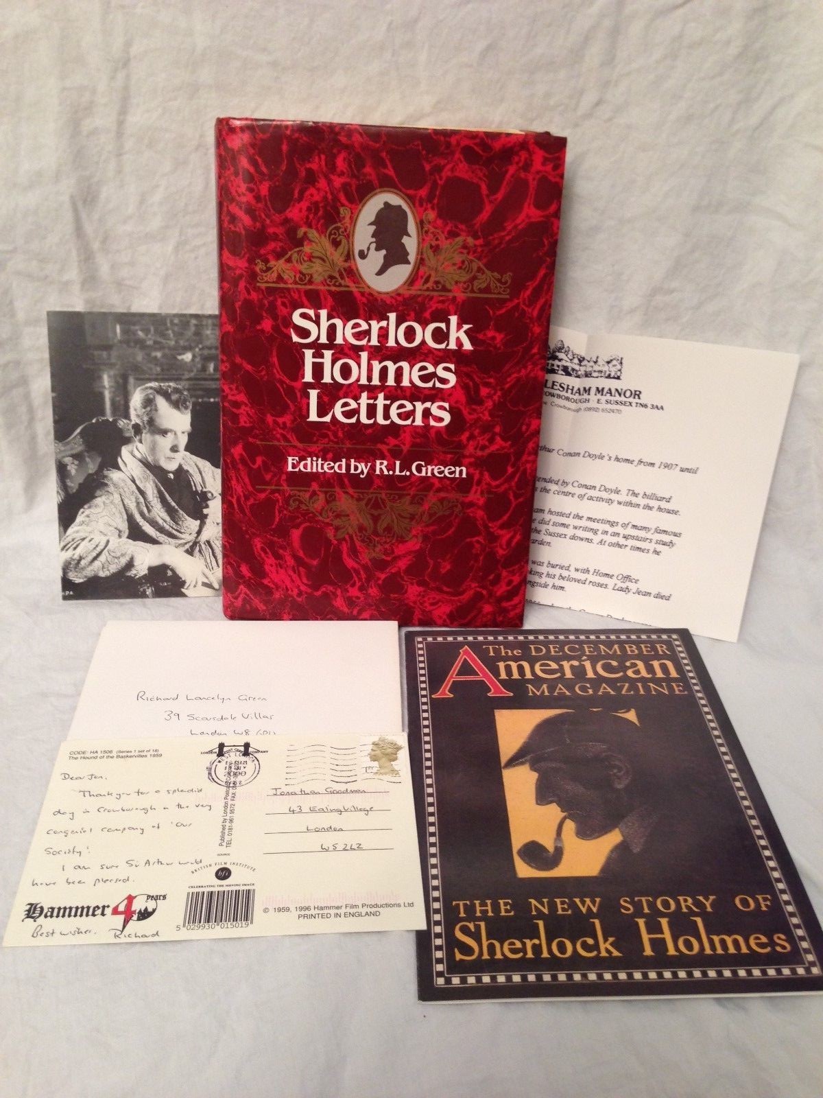 Sherlock Holmes Letters - SIGNED - Richard Lancelyn Green - 1st/1st ...