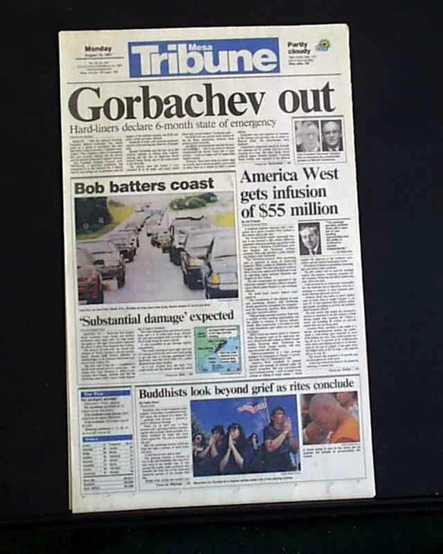 End Of Cold War Newspaper