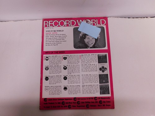 Record World Magazine august 18 1973 David Gates | eBay