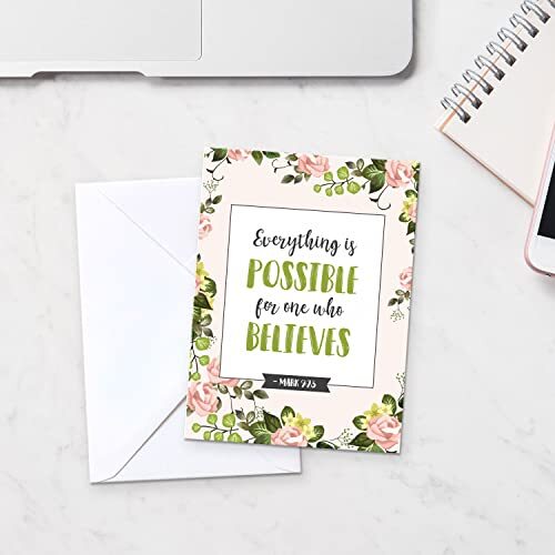 Scripture Cards - Set of 48 Boxed Bible Verse Blank Note Cards Assorted ...