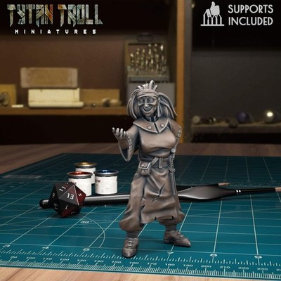CoS Offalia Wormwiggle | D&D TTRPG Mini | TytanTroll Miniatures | eBay