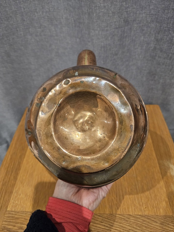 Antique Victorian Solid Copper Spirit Tea Kettle c.1900 Decorative Swan ...