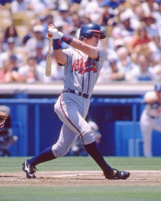 Atlanta Braves CHIPPER JONES Glossy 8x10 Photo Baseball Poster Print ...