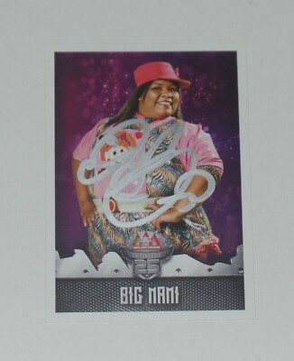 BIG MAMI SIGNED 2017 PANINI LUCHA LIBRE AAA STICKER CARD #107 CMLL ...