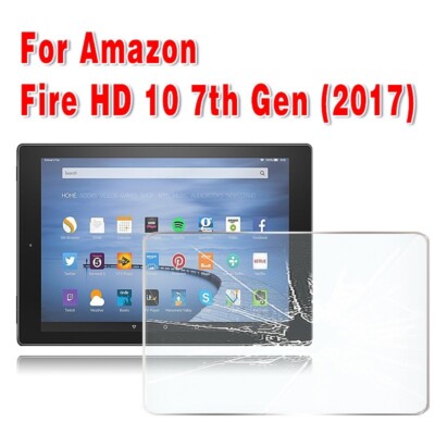 New Tempered Glass Screen Protector For Amazon Fire HD 10 7th Gen/ 10 ...