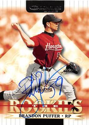Brandon Puffer autographed baseball card (Astros) 2002 Donruss The ...