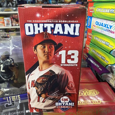 Shohei Ohtani Bobblehead 13 Strikeouts SGA New In Box Los Angeles ...