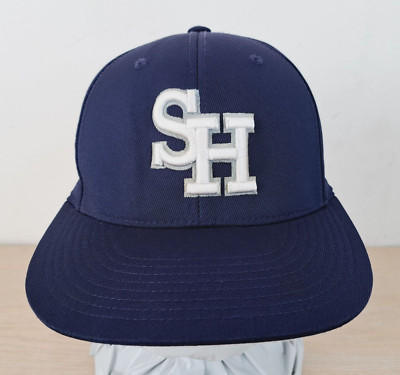 SH FITTED FLEXFIT BASEBALL HAT/CAP, SIZE XS, BLUE, OUTDOOR/SPORTS | eBay