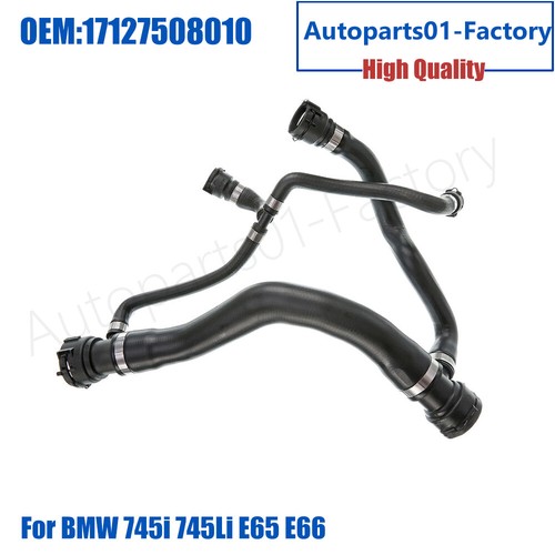 17127508010 Upper Radiator Coolant Hose Pipe For BMW 745i 745Li E65 E66 ...