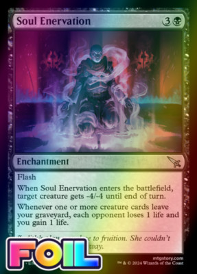 x1 Soul Enervation MKM MTG 106 FOIL UNCOMMON M/NM 1x | eBay