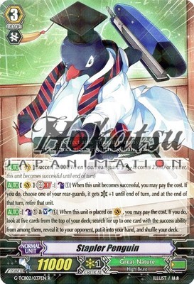 CFV G-TCB02/037EN R Stapler Penguin G-TCB02/037EN Carte Vanguard | eBay