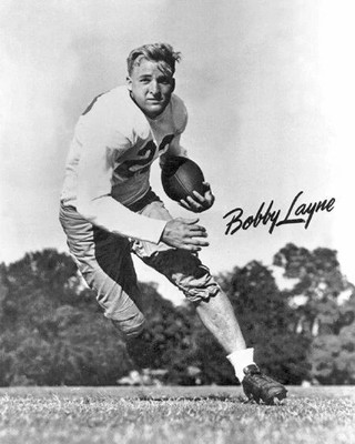 Texas Longhorns Bobby Layne Glossy Photo College Football Print Poster ...
