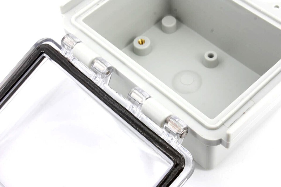 Clear Cover Hinged Lid Electrical Enclosure Case IP67 Waterproof ...