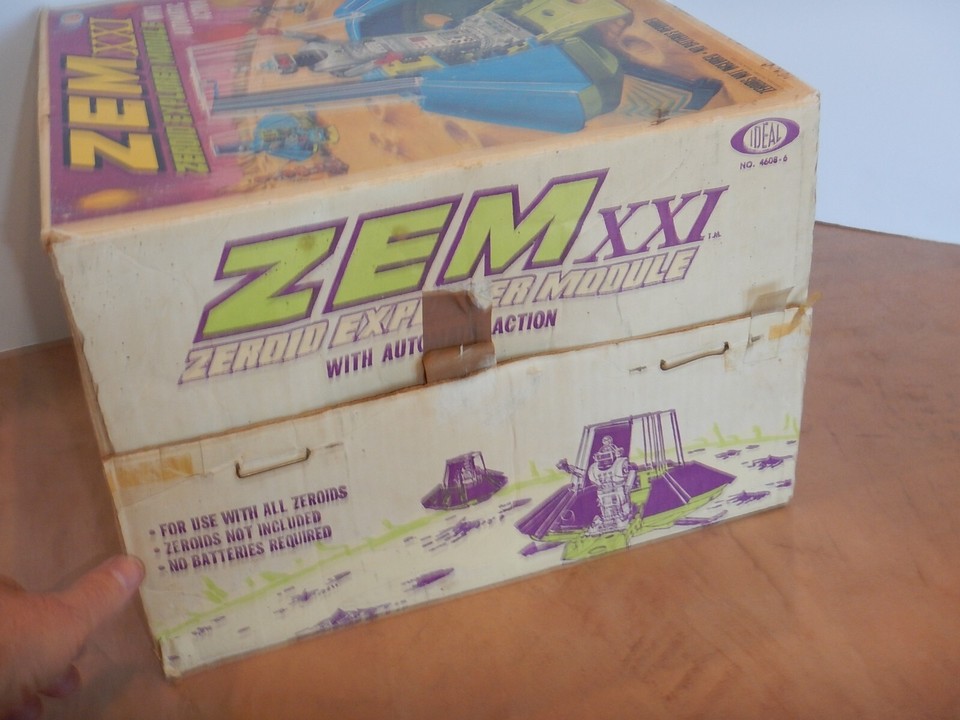 VERY RARE 1970 IDEAL ZEROIDS ZEM XXI ZEROID EXPLORER MODULE, WITH BOX ...