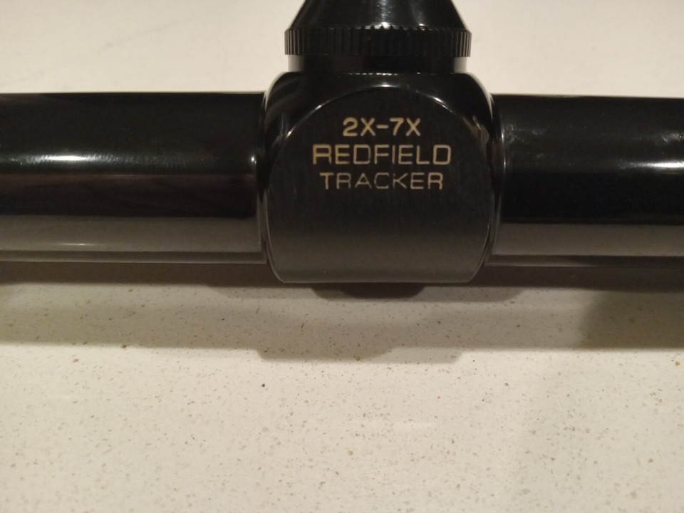 REDFIELD 2x-7x 1.0" Tube Scope Gloss Black Fine-Crosshair Reticle ...