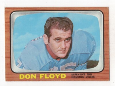 1966 TOPPS FOOTBALL DON FLOYD HOUSTON OILERS #54 | eBay