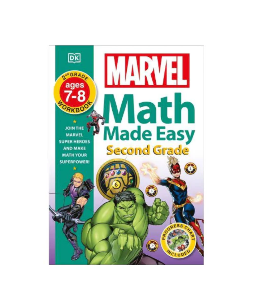 Marvel Math Made Easy, Second Grade: Join the Marvel Super Heroes and ...