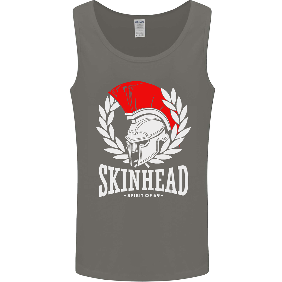 Skinhead Roman Helmet Spartan Punk Music Mens Vest Tank Top | eBay