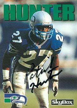 Patrick Hunter autographed Football Card (Seattle Seahawks) 1992 Skybox ...
