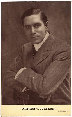 Arthur V. Johnson Actor Lubin Player Postcard by Kraus Mfg. Co circa 1910 | eBay