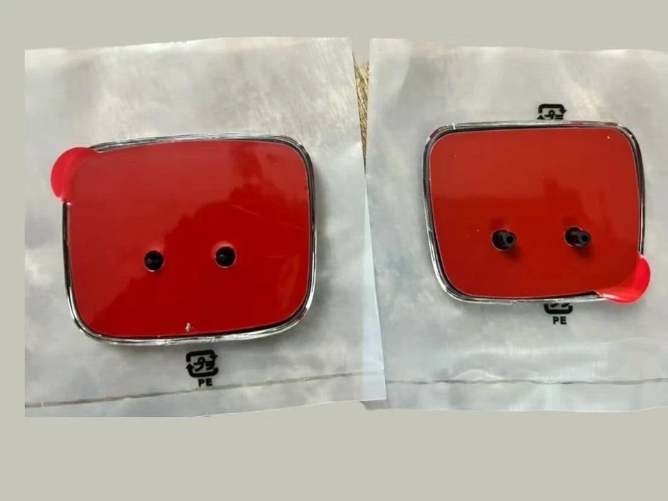 GENUINE STYLE RED FRONT REAR BADGE EMBLEM ACCORD CIVIC PRELUDE DEL SOL ...