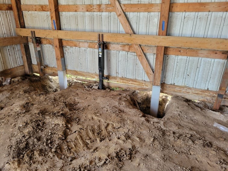 Perma-Column, concrete post with hardware and uplift anchor | eBay