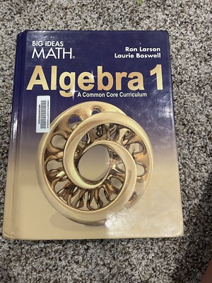 BIG IDEAS MATH Algebra 1 Ser.: Larson Big Ideas Algebra 1 2015 by Ron ...