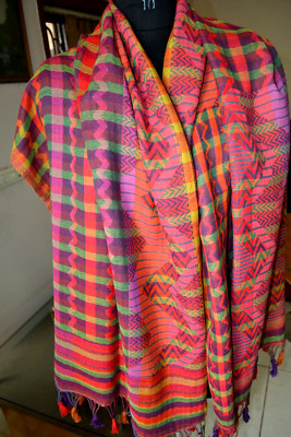 TRADITIONAL JAMAVAR 100% CASHMERE PAISLEY PASHMINA STOLE ~ 16 DESIGNS ...