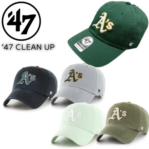 47BRAND ATHLETICS CLEAN UP Baseball Cap 5 Colors Cotton Unisex from ...