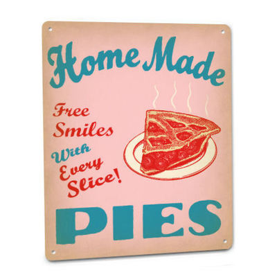 Homemade Pies Sign Kitchen Bake Bakery Apple Cherry Pastry Chef Kitchen ...